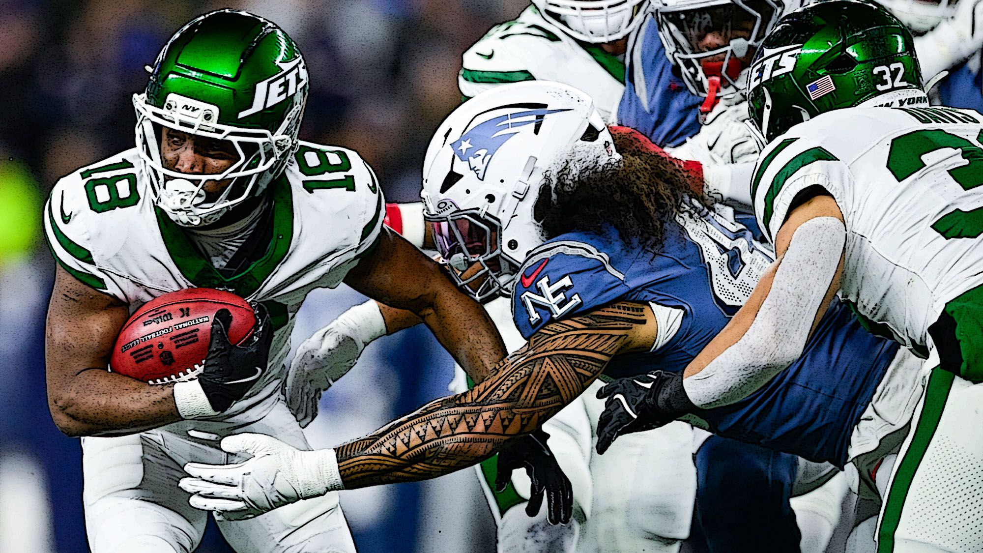 New York Jets weapon Isaiah Williams is busting through walls
