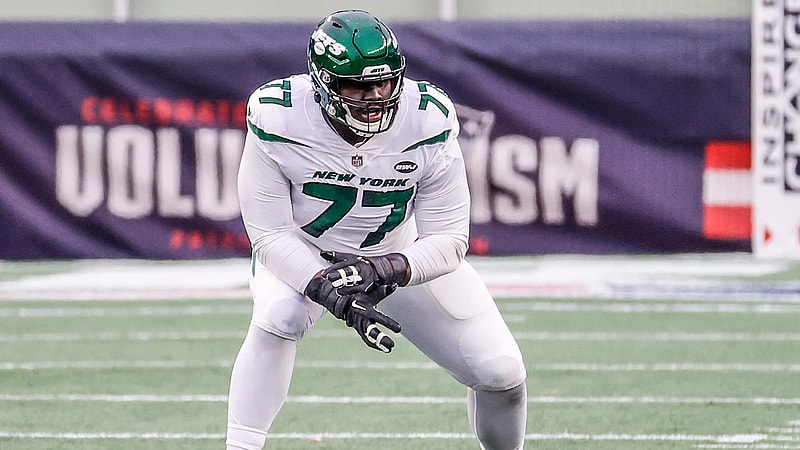 Jets' Mekhi Becton reflects on his emotional NFL draft moment