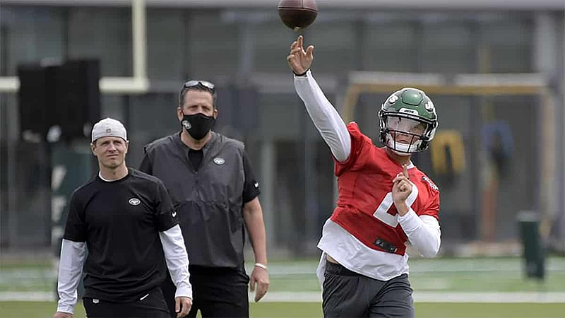 The first look at Zach Wilson in a New York Jets uniform (Highlights)