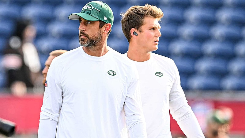 NY Jets' Aaron Rodgers shares his message for Zach Wilson