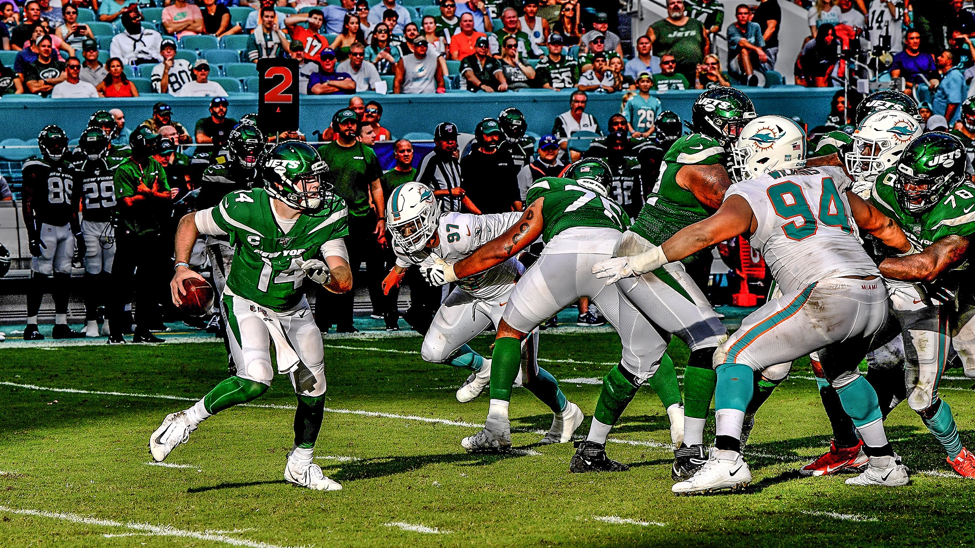 Sam Darnold Grades: 2019 Week 9 at Miami Dolphins