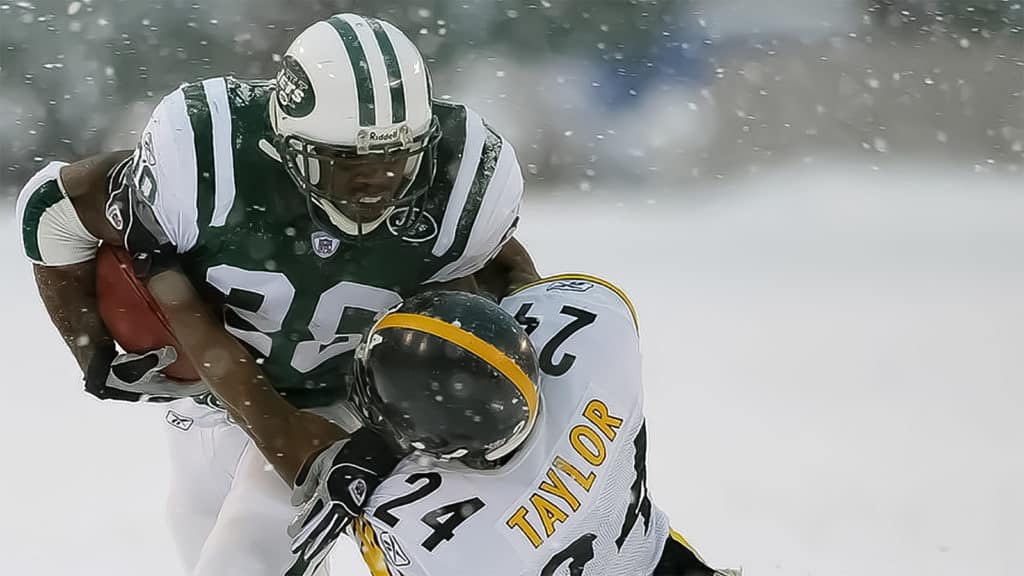 Remembering Curtis Martin's 2003 winter wonderland performance