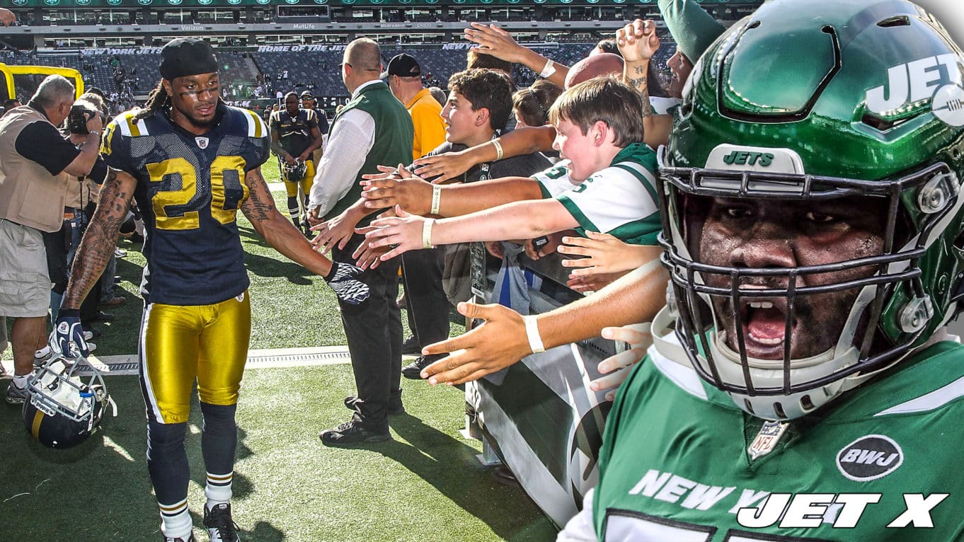 NY Jets' Mekhi Becton approves of Titans throwbacks---with one caveat