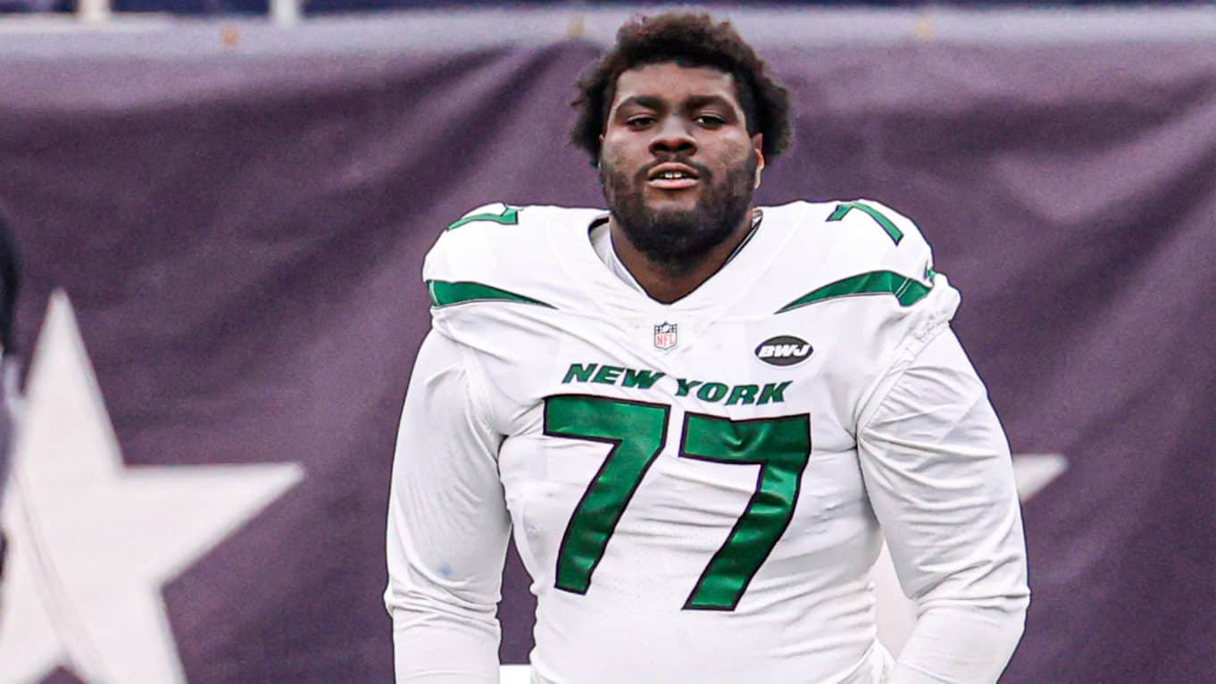 Mekhi Becton is itching to get back onto the field