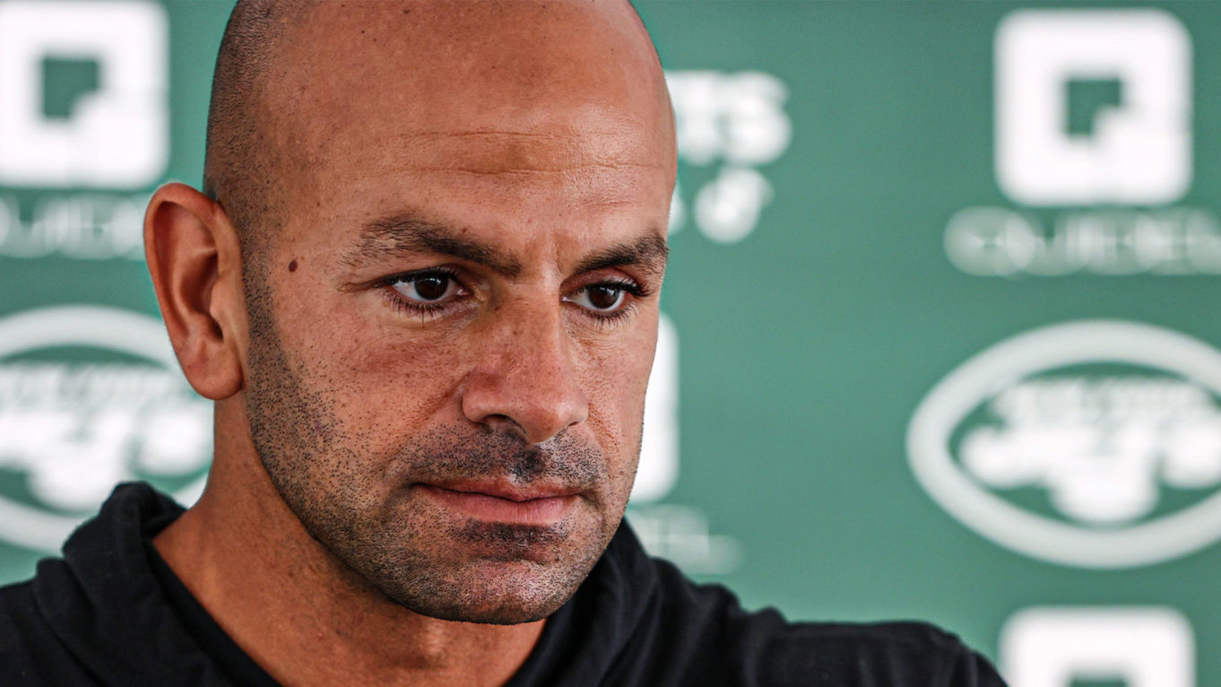 New York Jets head coach Robert Saleh is facing a critical decision