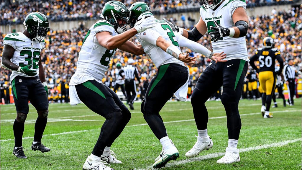 NY Jets QB Zach Wilson got a Griddy rating from Justin Jefferson