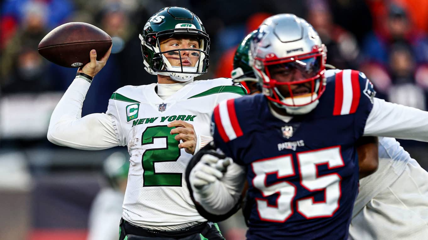 Grading every Zach Wilson throw at New England Patriots