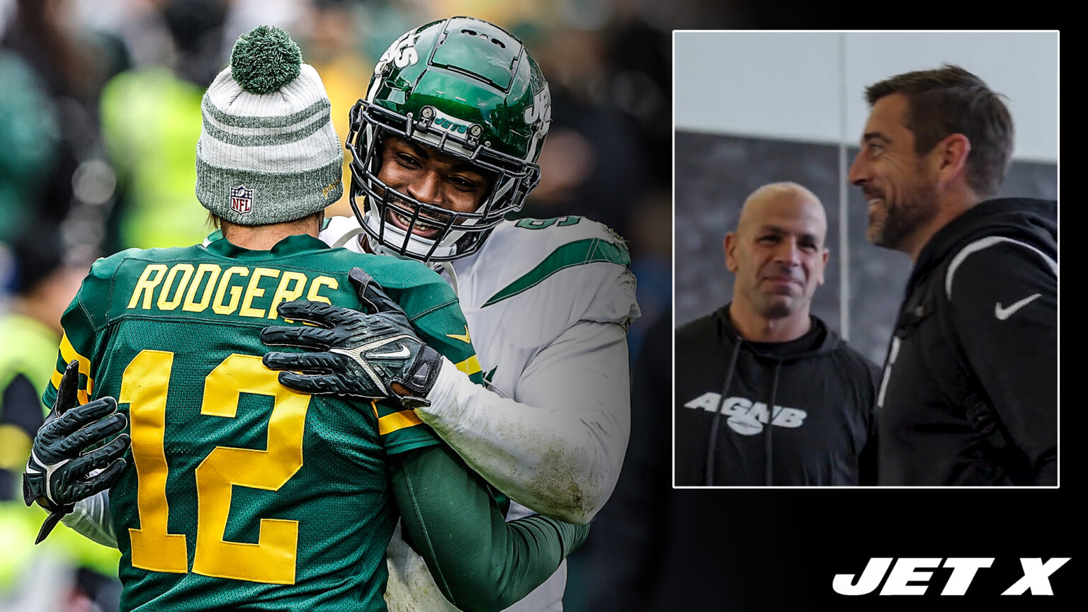 Aaron Rodgers arrives at NY Jets facility in Florham Park (Video)