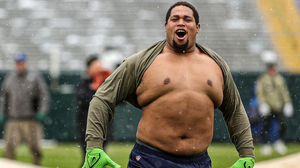 The NY Jets D-line's man amongst boys