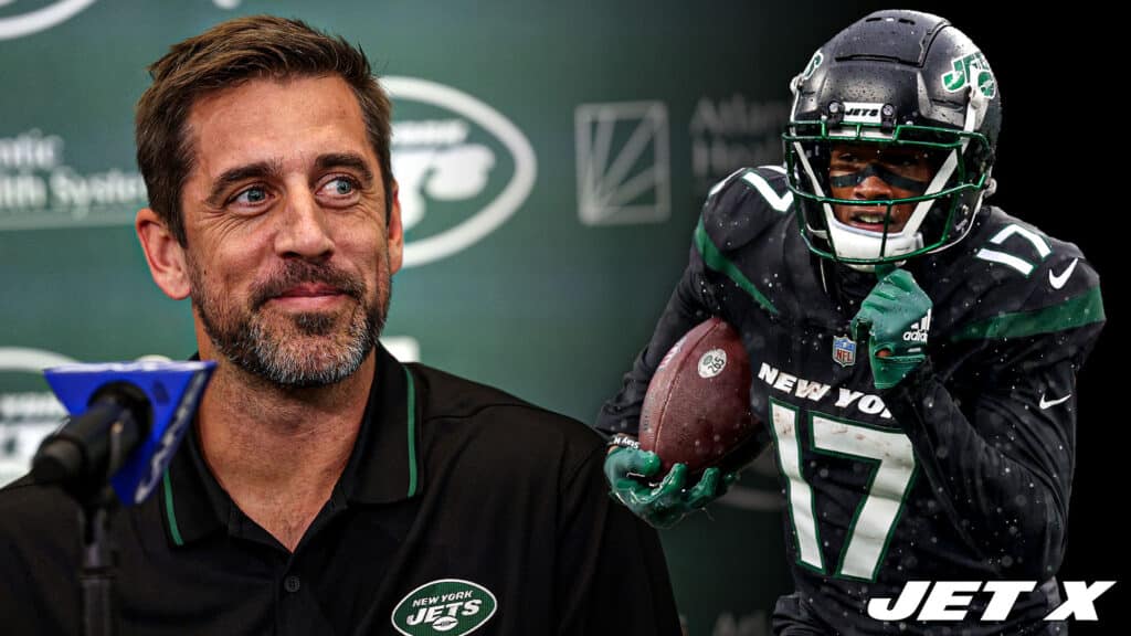 Predicting 2023 stats for Aaron Rodgers and NY Jets' receivers