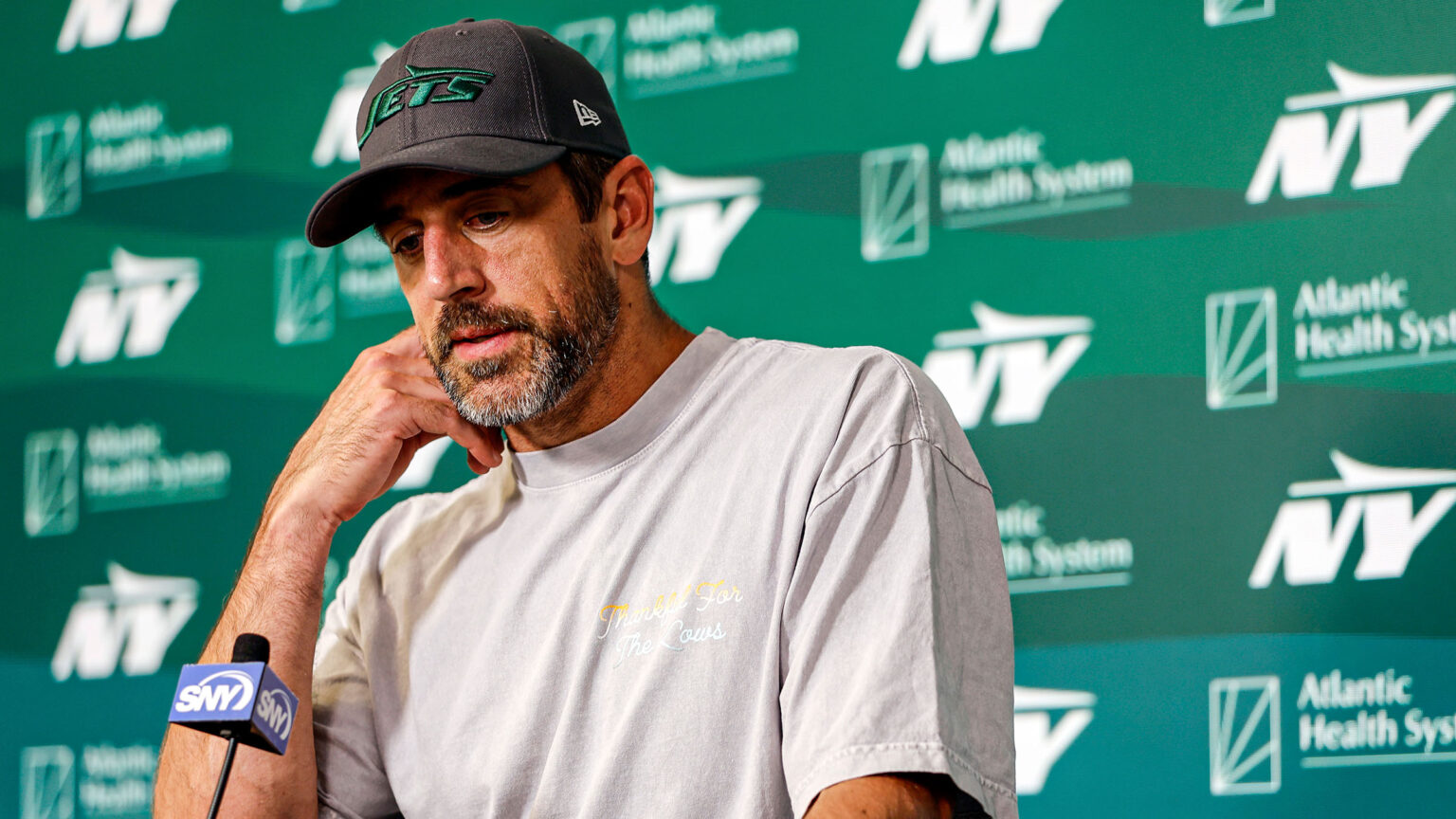 NY Jets' Aaron Rodgers reveals he faced ultimatum over VP bid