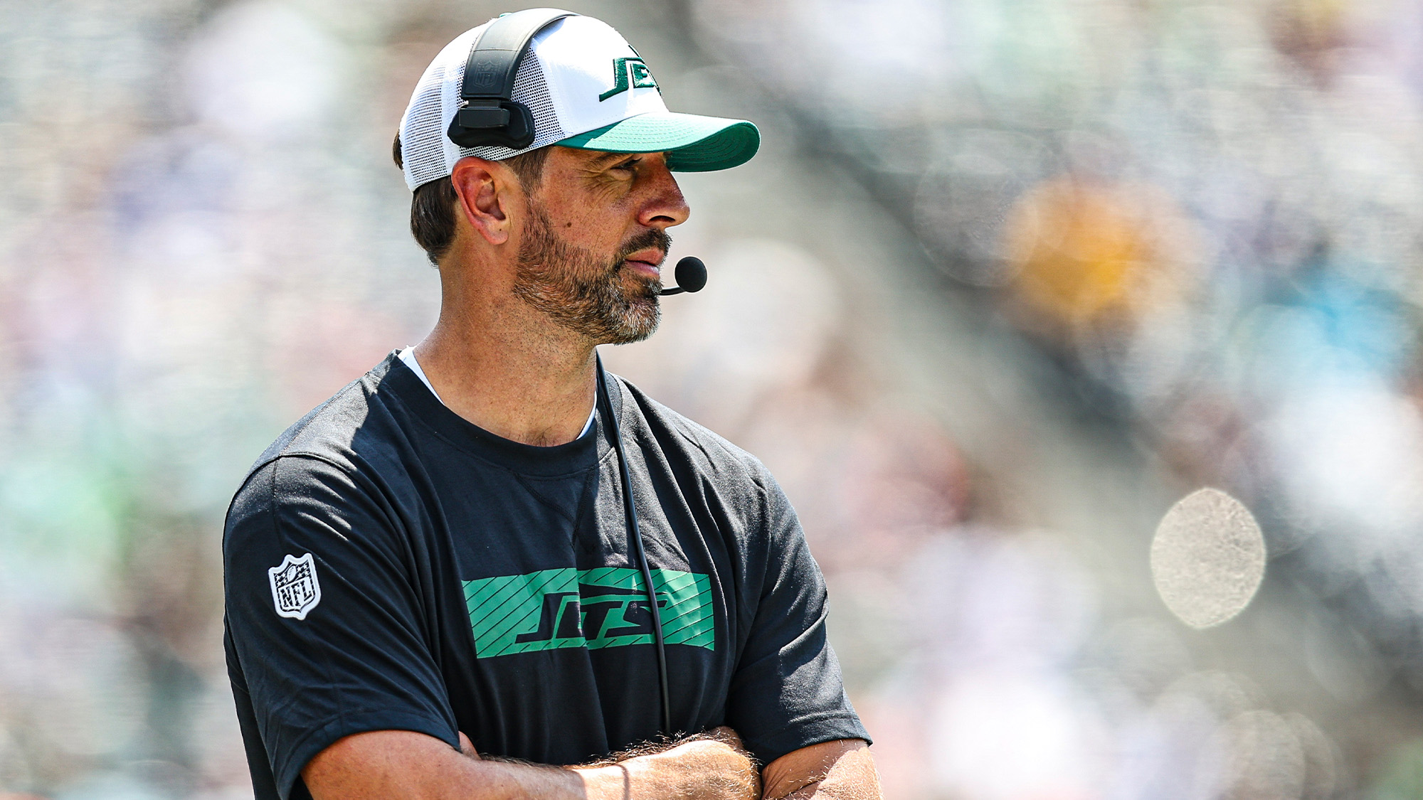 Aaron Rodgers calls 2024 his 'hardest' training camp in long time