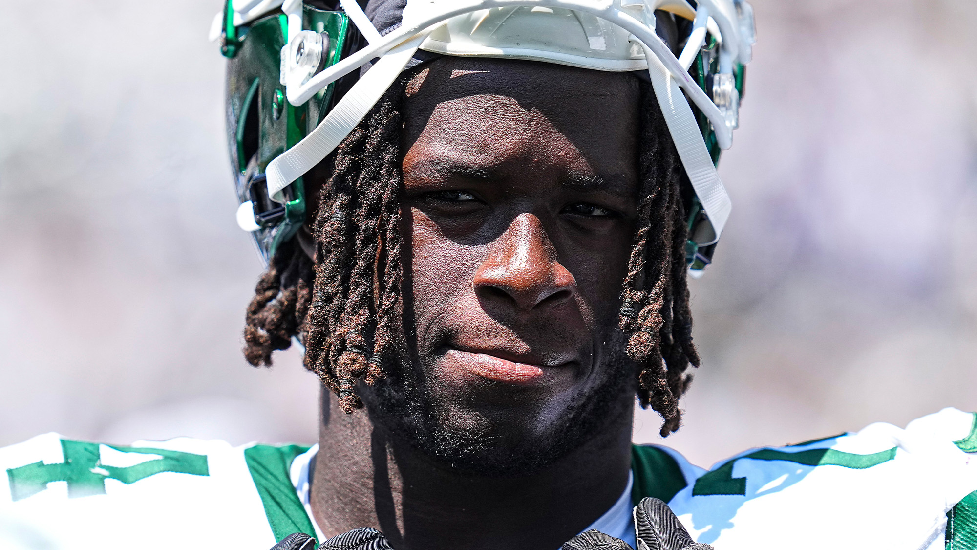 NY Jets' Olu Fashanu talks 'great experience' playing right tackle