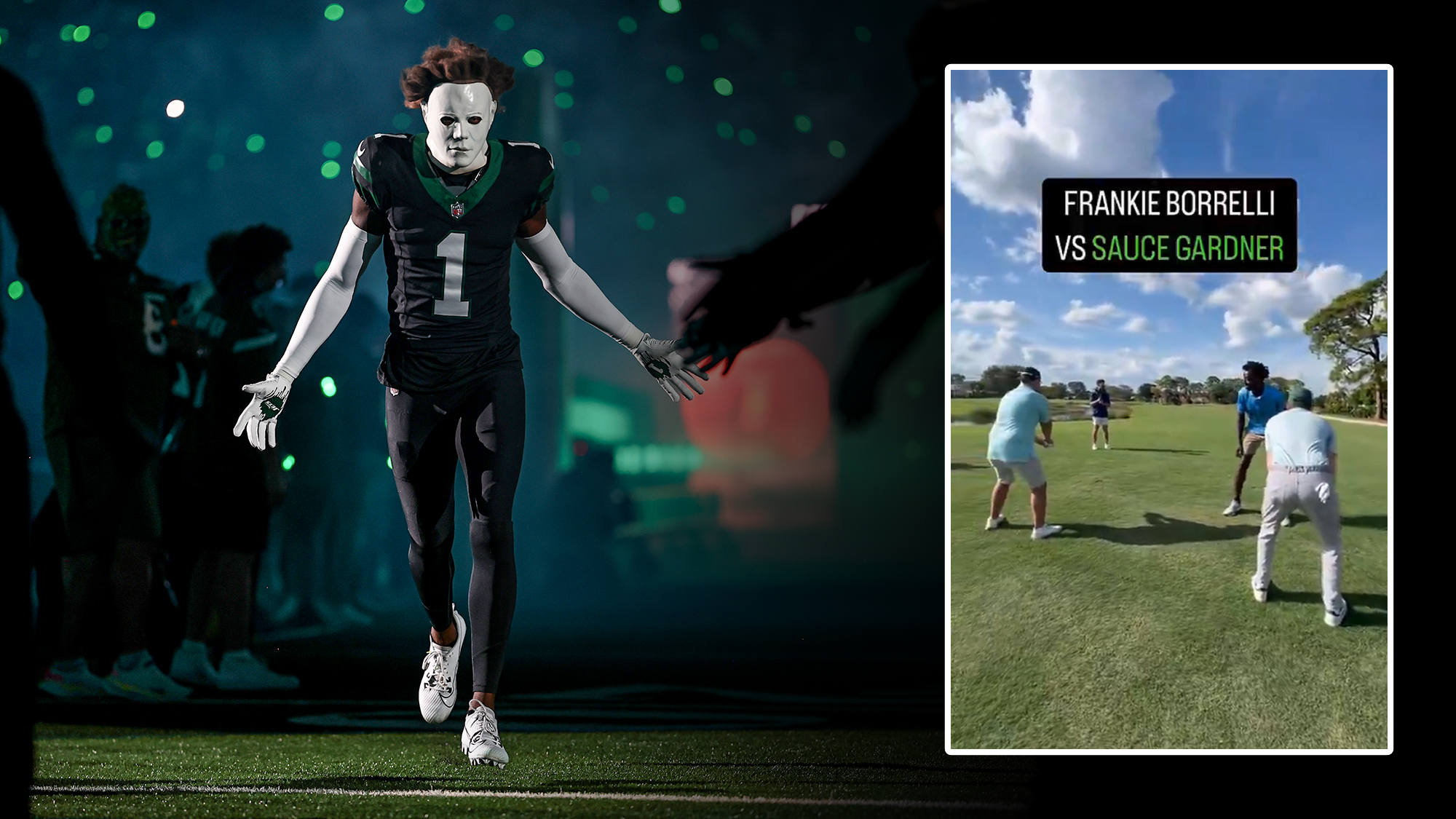 NY Jets' Sauce Gardner locks up 'Fore Play Golf' on the course