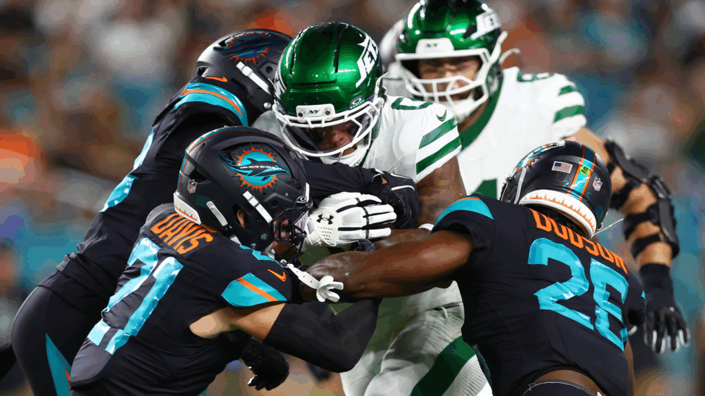 NY Jets RB Braelon Allen ruled out with knee injury