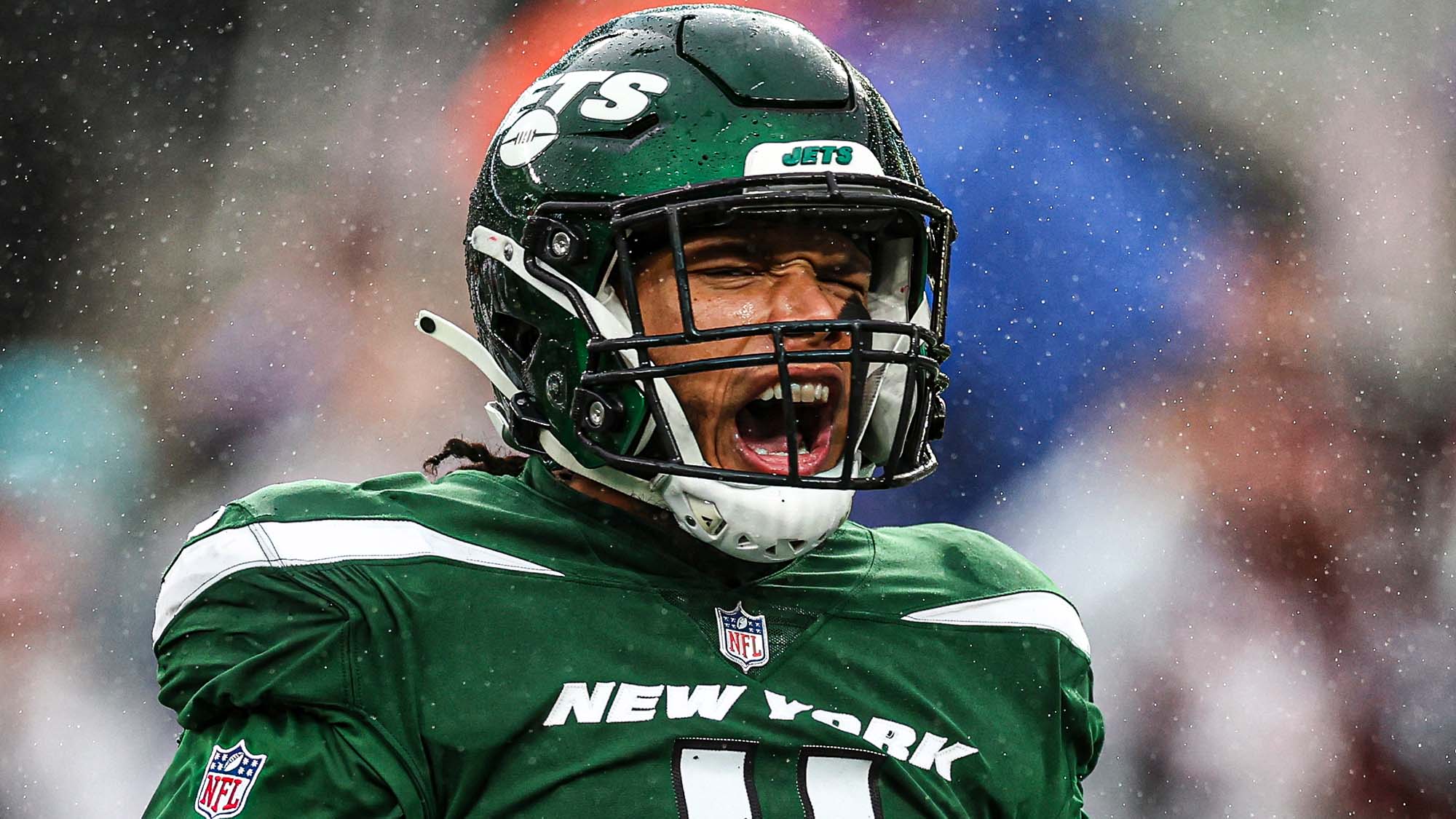 NY Jets' Jermaine Johnson on Aaron Rodgers: 'Don't care'