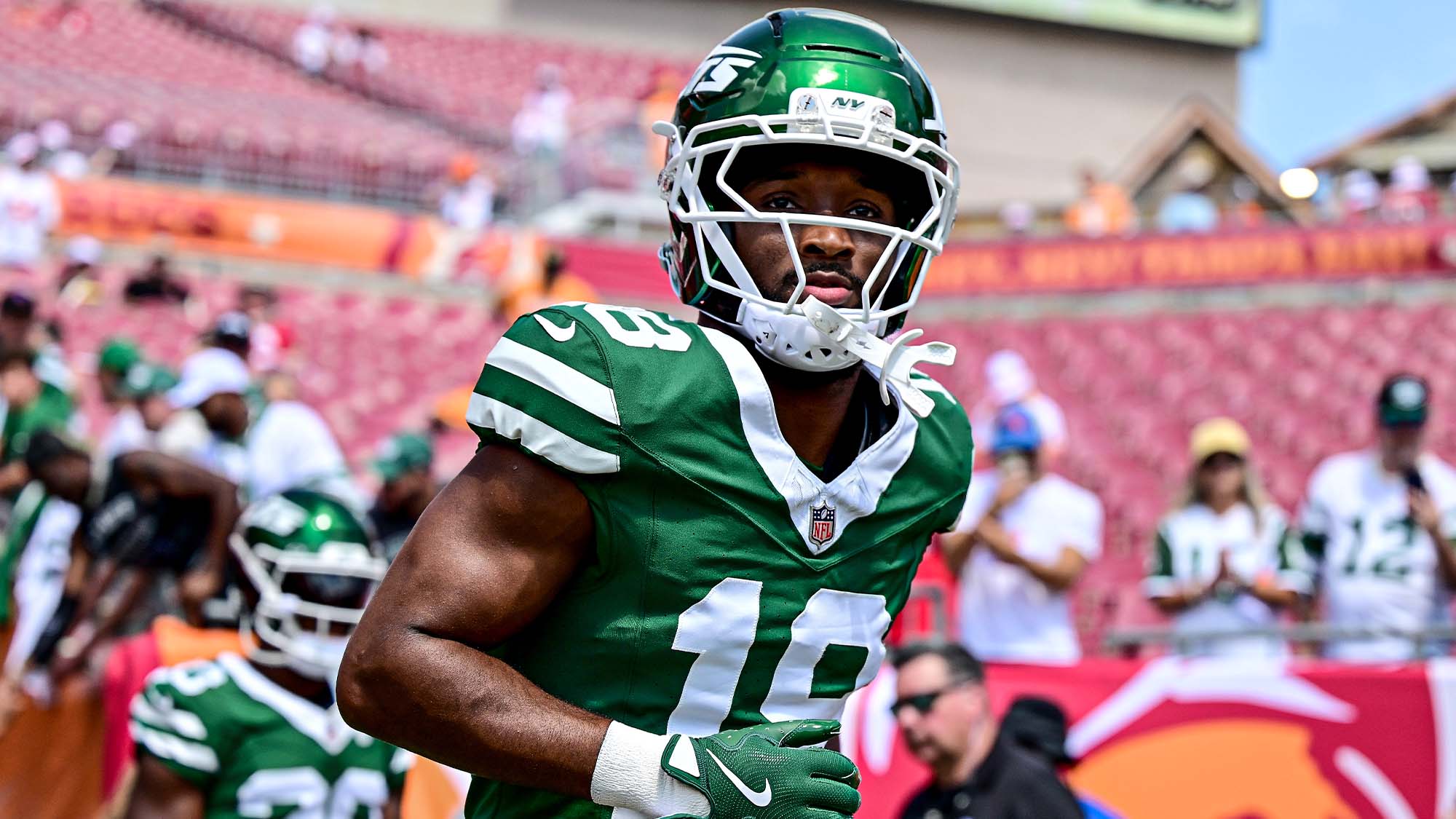 New York Jets weapon Isaiah Williams is busting through walls